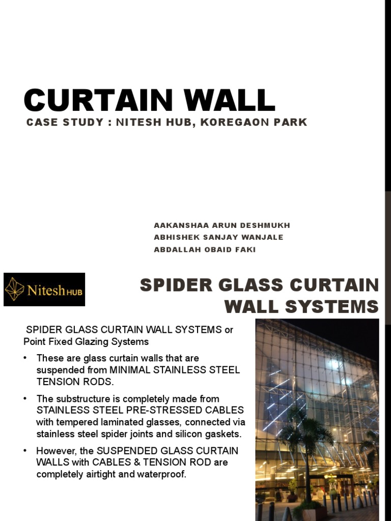 Curtain Wall: Case Study: Nitesh Hub, Koregaon Park | PDF | Building ...