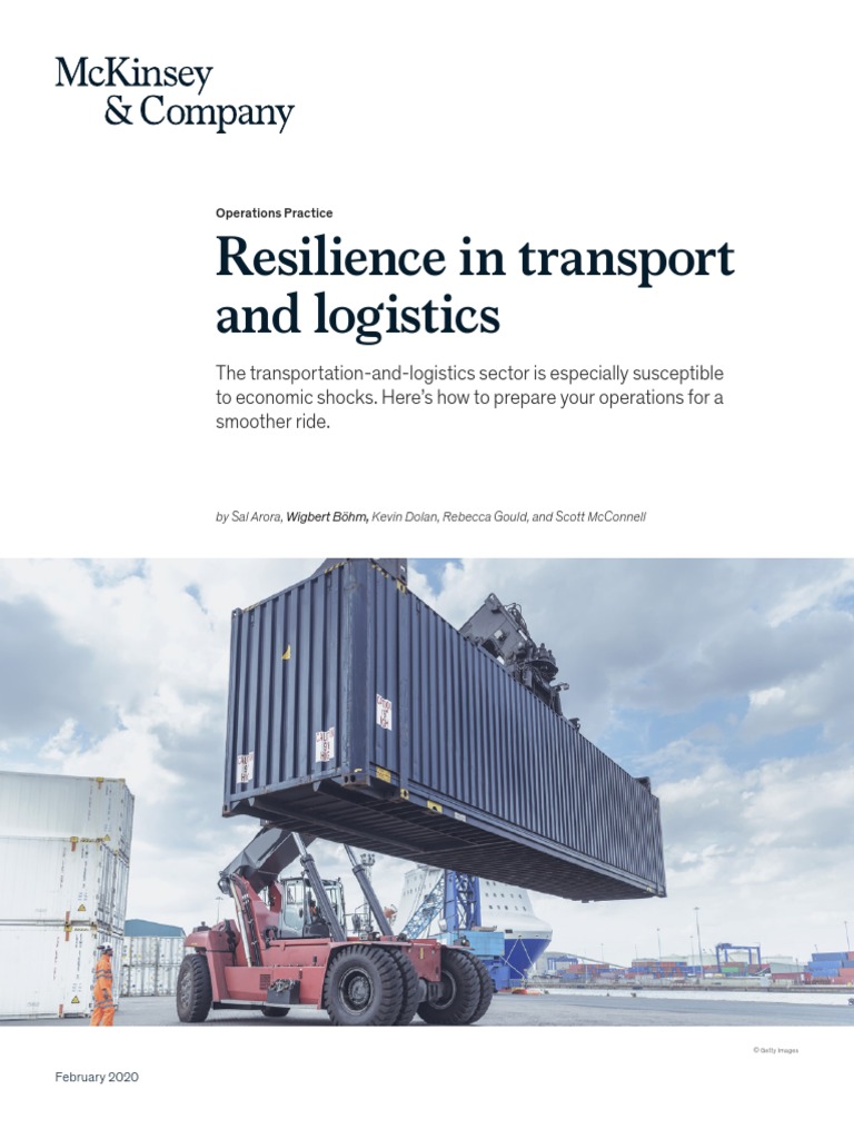 Resilience-In-Transport-And-Logistics-02-20 McKinsey | PDF | Recession ...