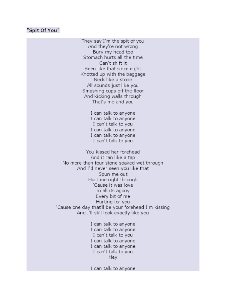 Sam Fender Lyrics | PDF