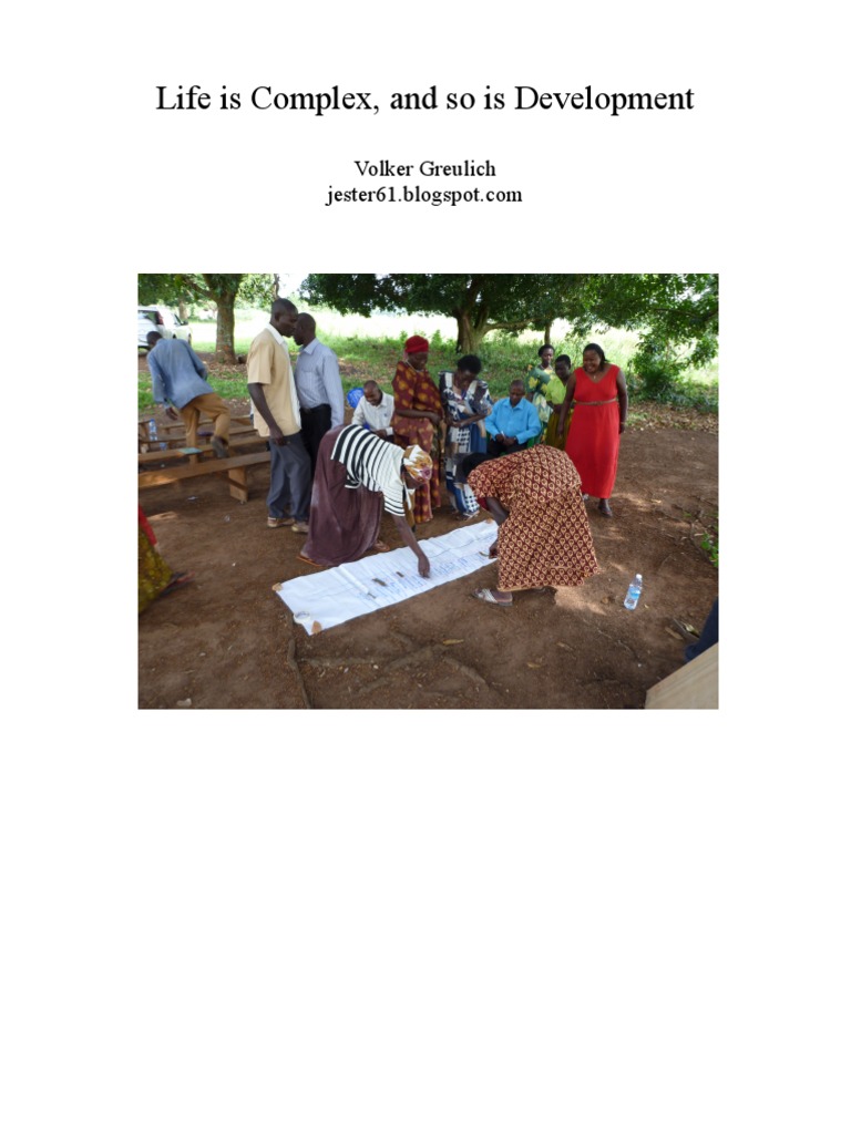 Life Is Complex and So Is Development | PDF | Poverty | Poverty ...