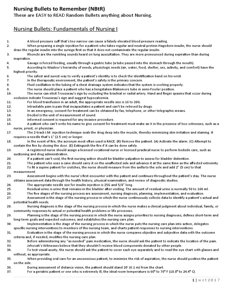 Nursing Bullets | Download Free PDF | Pregnancy | Childbirth