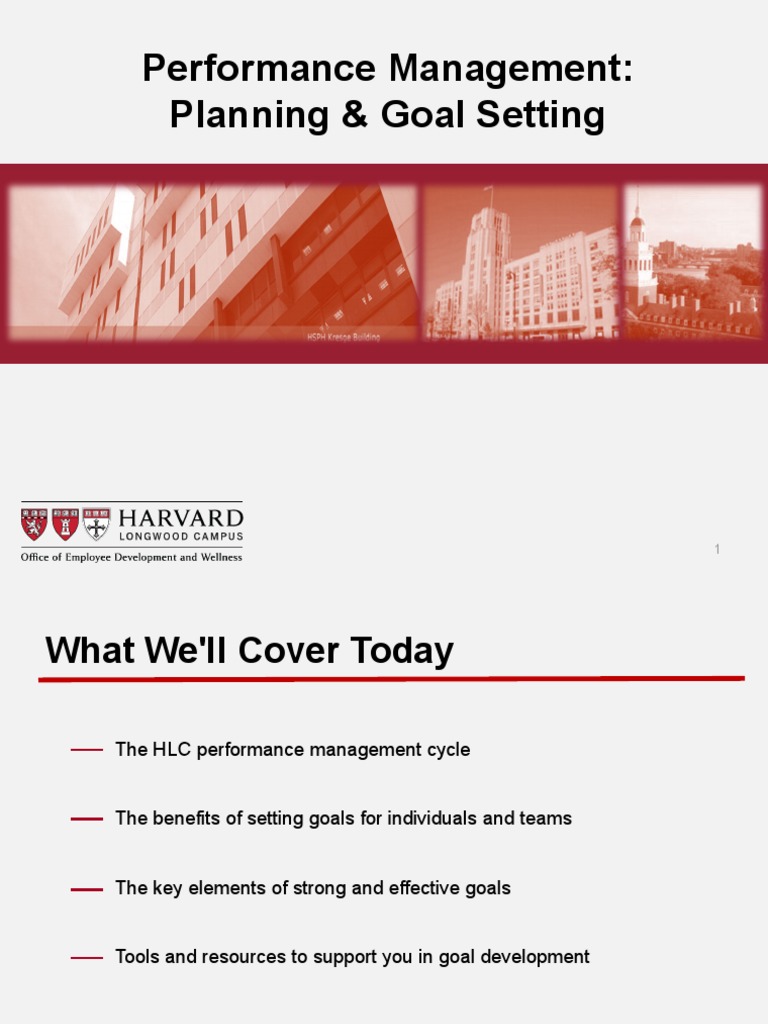 Performance Management: Planning & Goal Setting | PDF | Goal | Goal Setting