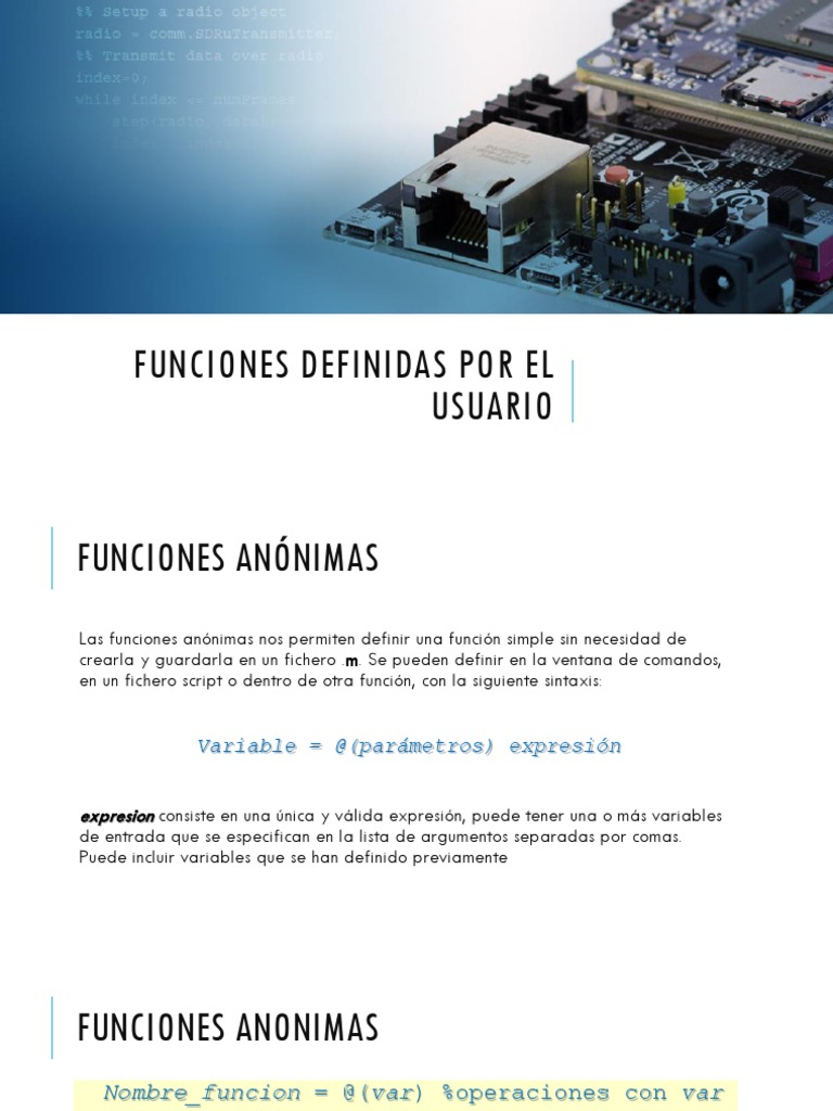 Funciones Definidas Por El Usuario | PDF | Derivado | Funciones trigonométricas