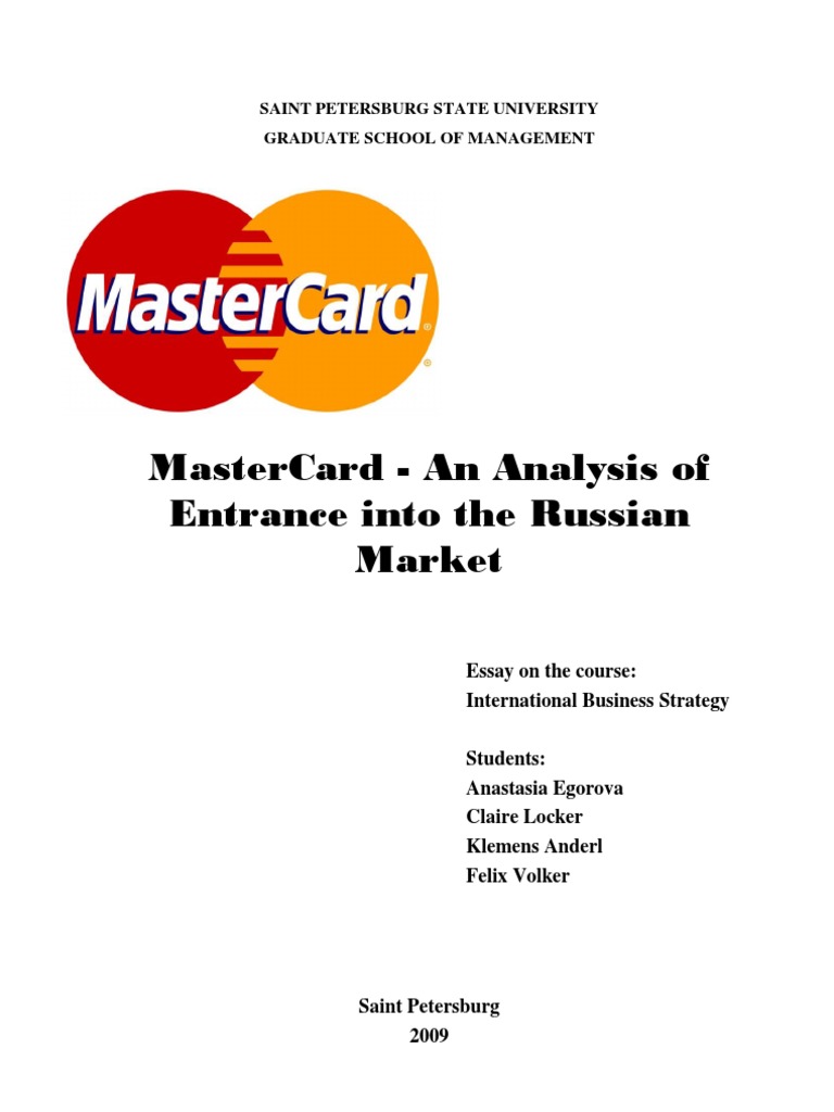 Mastercard Assignment | PDF | Credit Card | Master Card