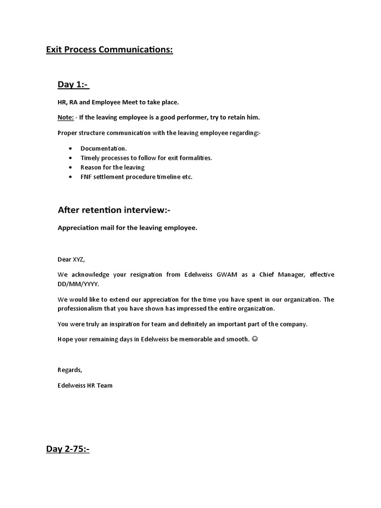 Exit Process Communications | PDF