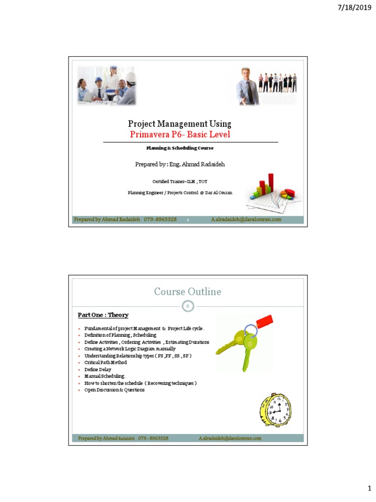 Primavera Basic Level Slides | PDF | Project Management | Computing