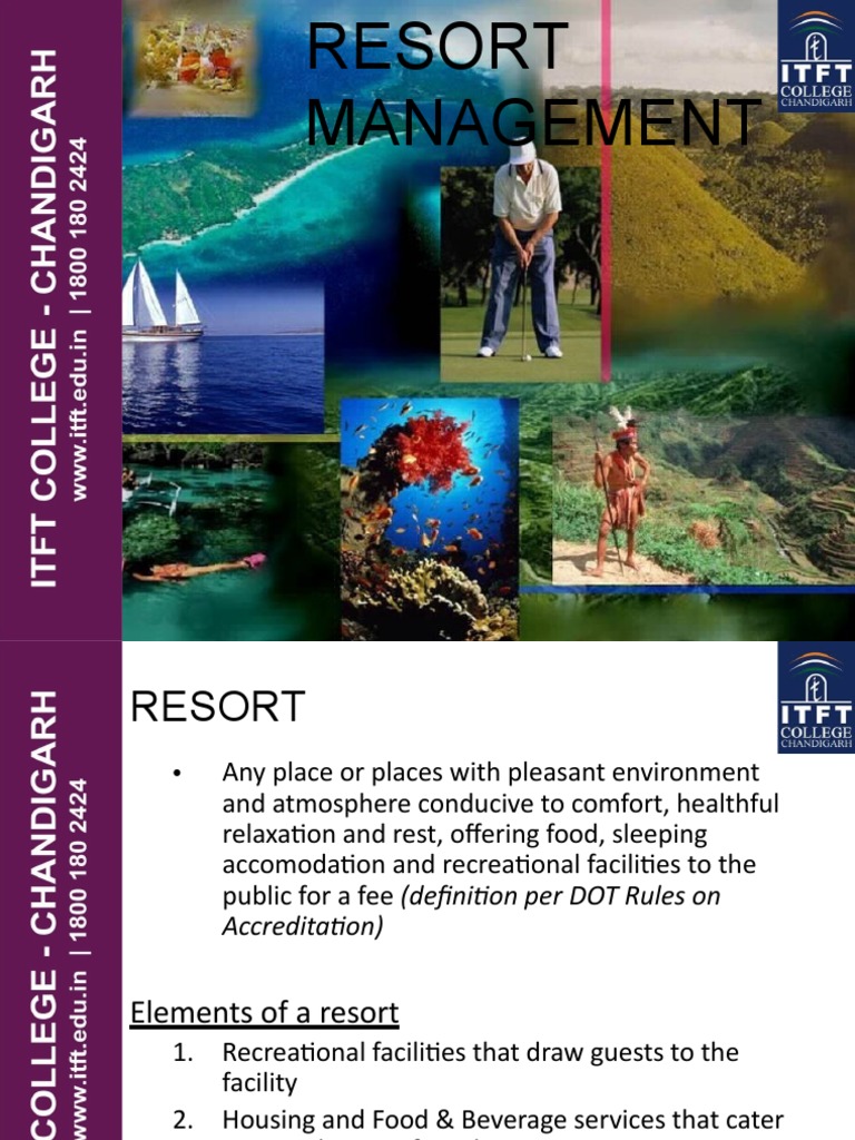 Resort Management | Download Free PDF | Resort | Beach