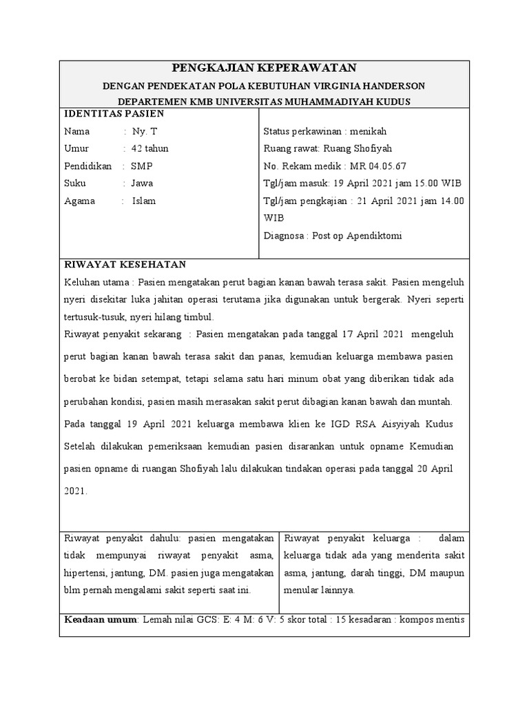 LK Apendik KMB | PDF