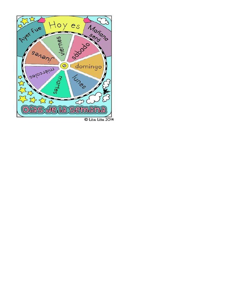 Ruleta Días de La Semana | PDF