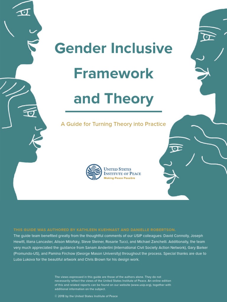 Gender Inclusive Framework and Theory Guide | PDF | Gender | Gender Studies