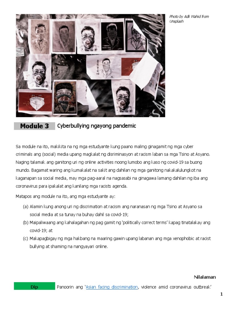 MIL3 - Cyberbullying Ngayong Pandemic | PDF