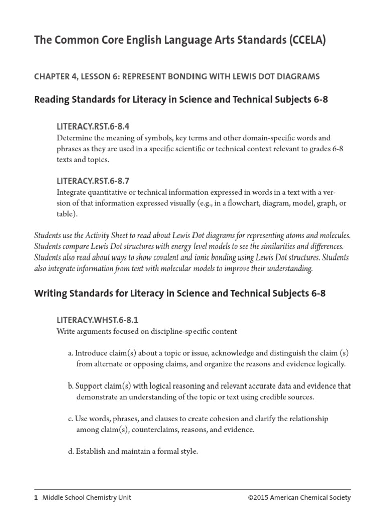 The Common Core English Language Arts Standards (CCELA) | PDF