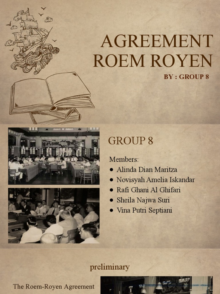 Agreement Roem Royen Group 8 | PDF | International Security | International Relations