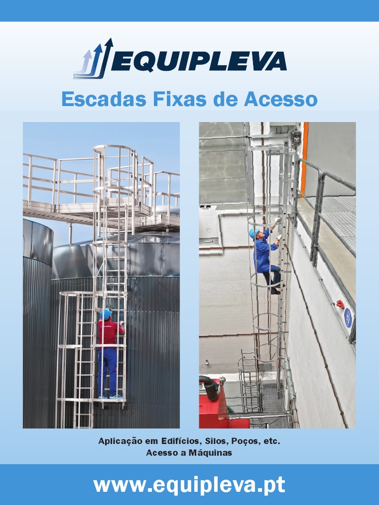 Catalogo Escadas Fixas de Acesso 1 | PDF | Engenharia Civil | Metais