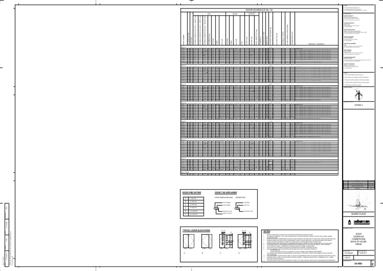 Door Schedule No. 04: Door Fire Rating Door Tag Explained | Download ...