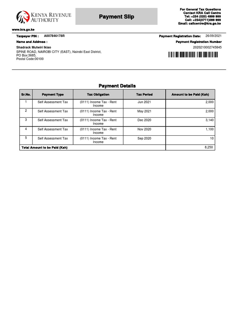 Payment Slip | PDF | Payments | Cheque