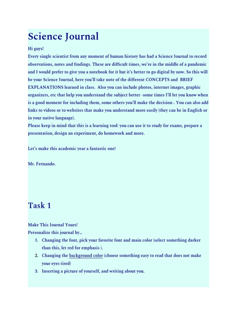 Mai Segawa - Science Journal | PDF | Mixture | Atoms