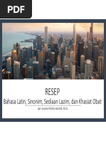 Resep, Copy Resep, Etiket Dan Kelengkapannya | PDF