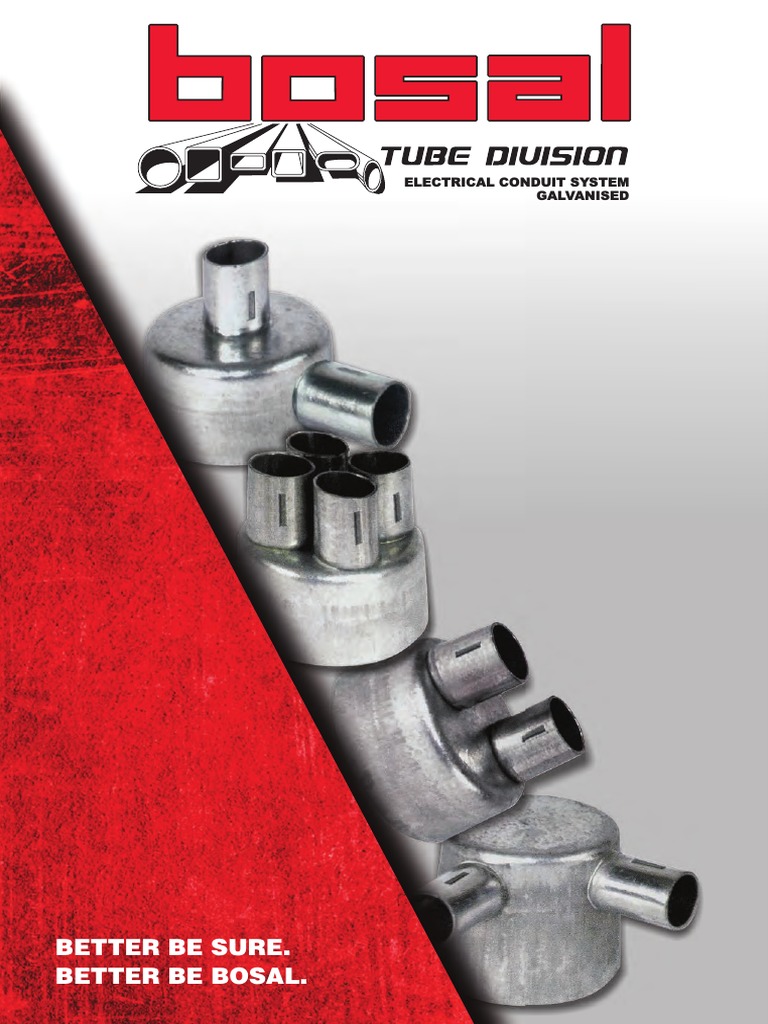 Bosal Conduit Brochure | PDF | Galvanization | Mechanical Engineering