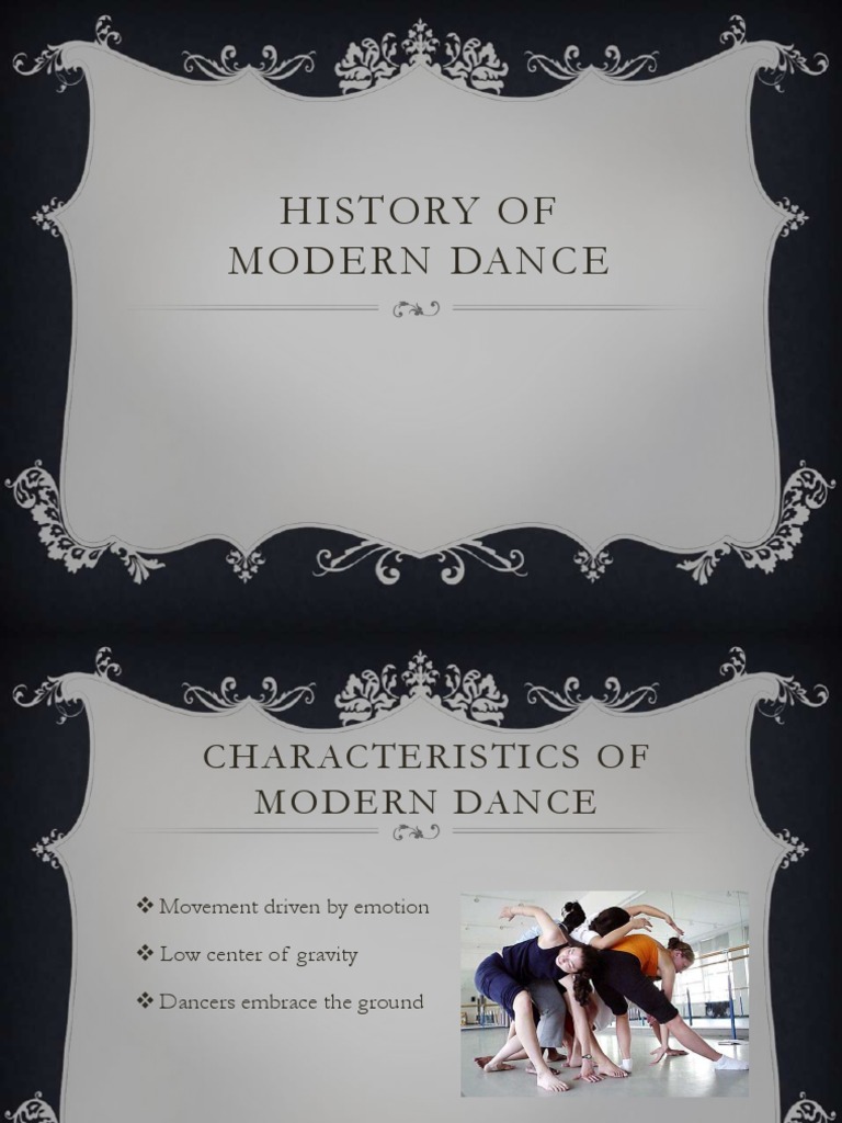 History of Modern Dance | PDF | Dances | Theatre