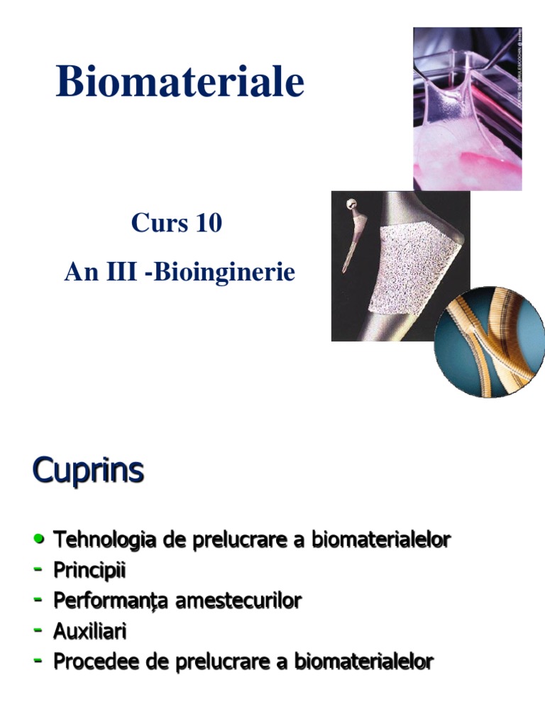 Biomateriale 10 | PDF
