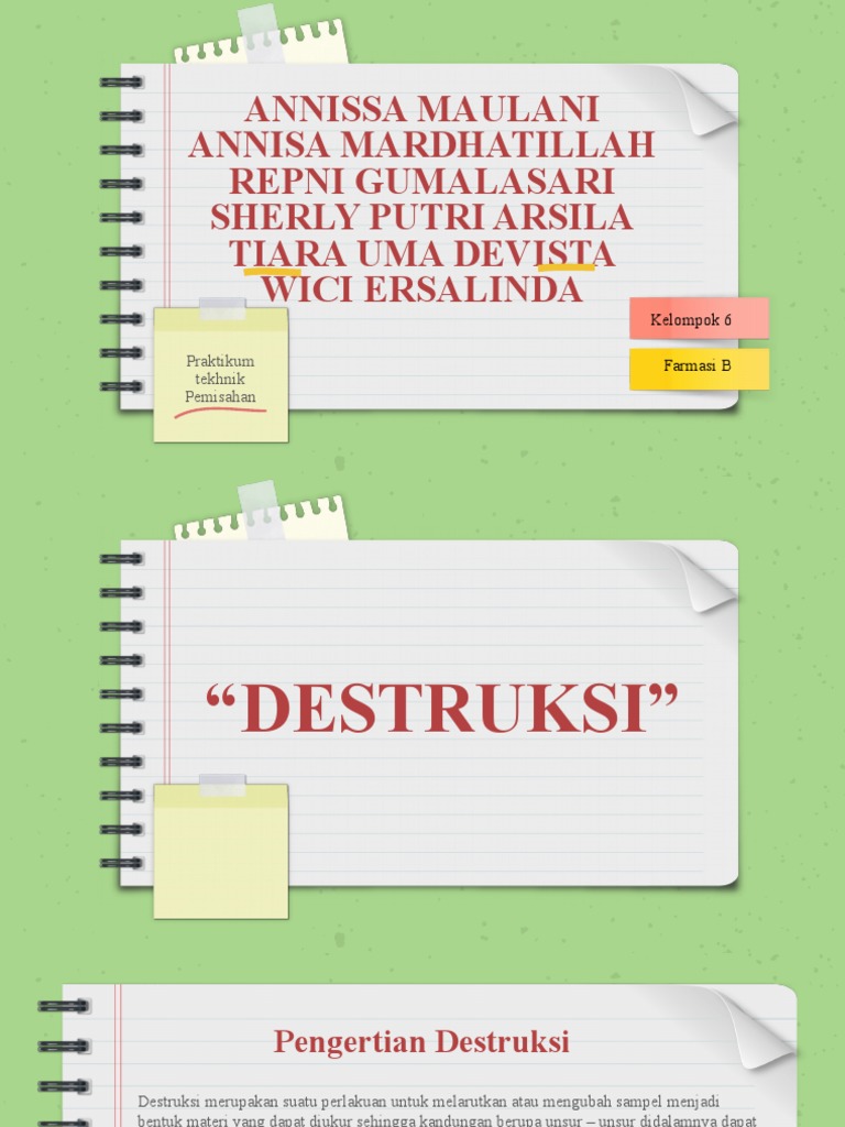 Destruksi | PDF