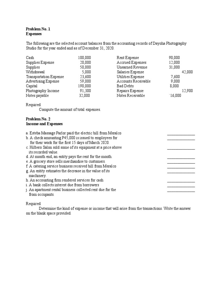 FABM 2 - Activity No. 2 | PDF