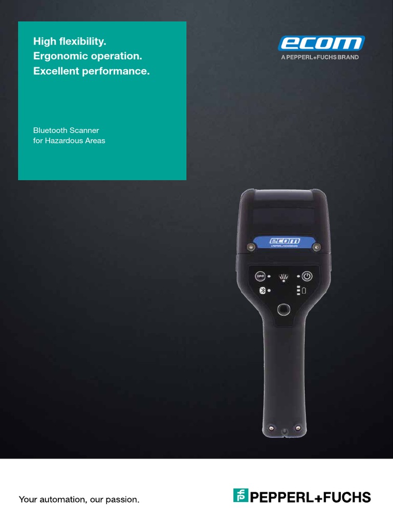 ECOM Ident-Ex 01 ATEX | PDF | Radio Frequency Identification | Barcode