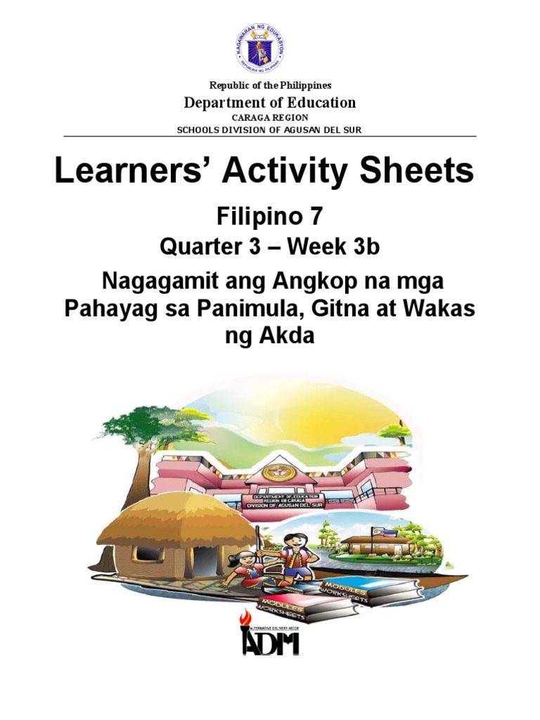 Learners' Activity Sheets: Filipino 7 | PDF | Intellectual Property Law ...