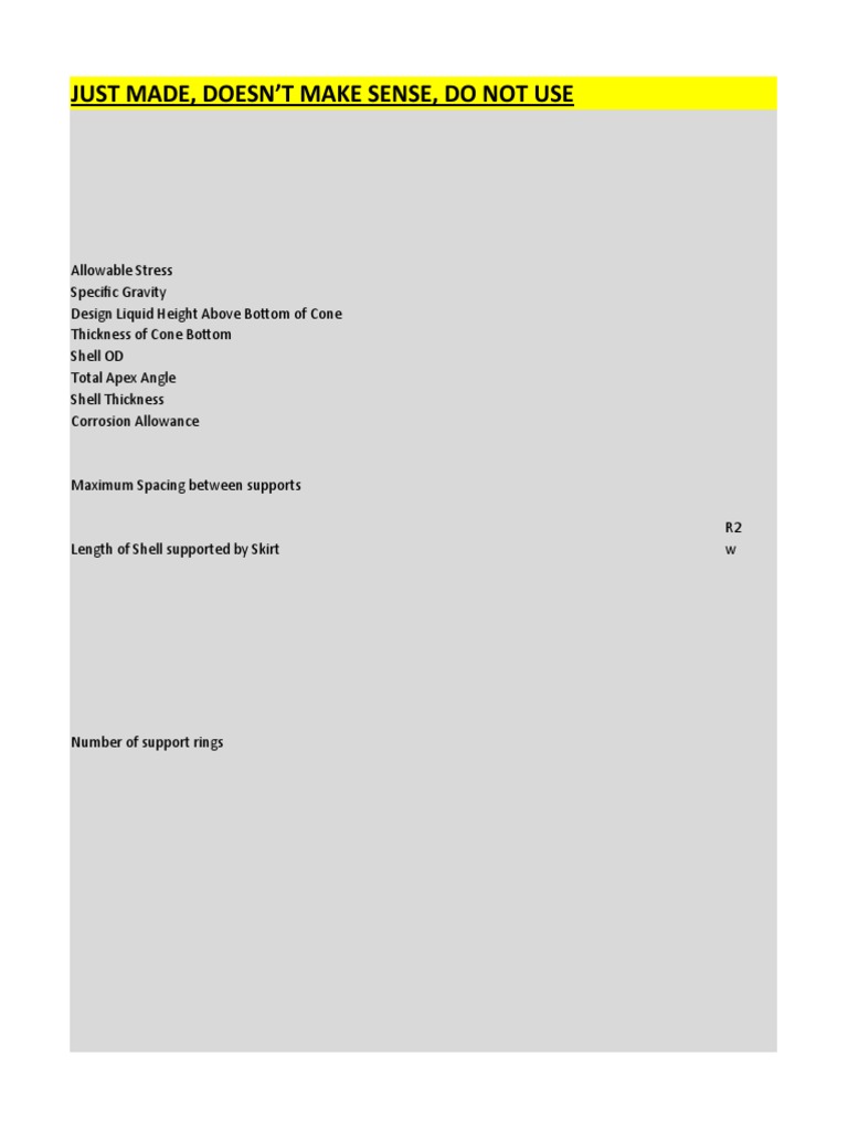 API 12F Skirt Supported Cone Bottom | PDF