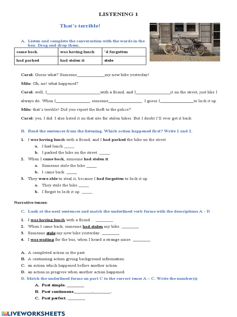 That Is Terrible - Past Perfect | PDF | Linguistics