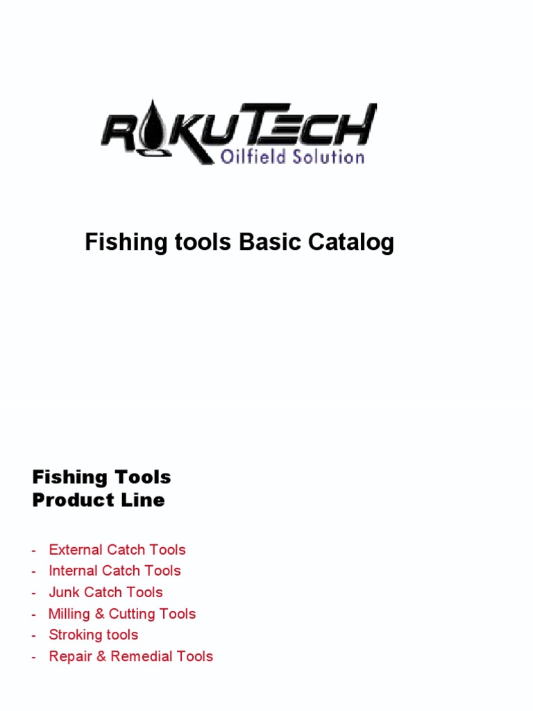 Fishing Tools Basic Catalog | PDF | Pipe (Fluid Conveyance) | Knife