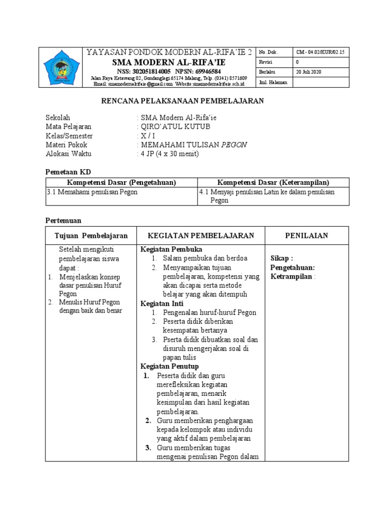 MEMAHAMI TULISAN PEGON | PDF