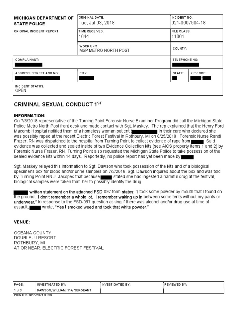 2018 Homeless Woman Rape | PDF | Rape | Crimes