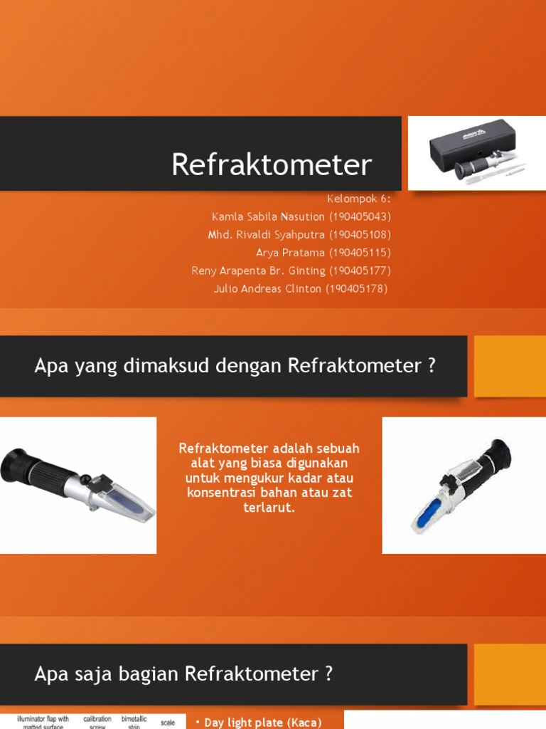 Panduan Lengkap Refraktometer | PDF
