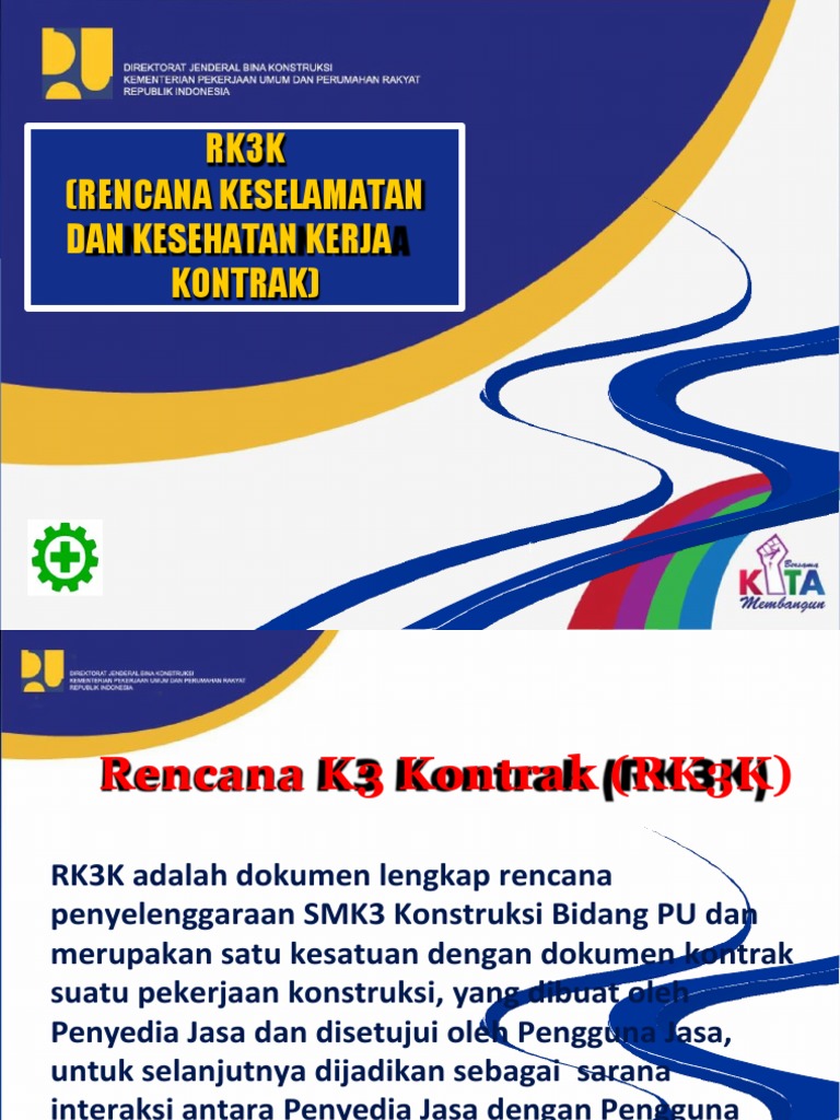Rk3k Rencana Keselamatan Dan Kesehatan Kerja Kontrak | PDF