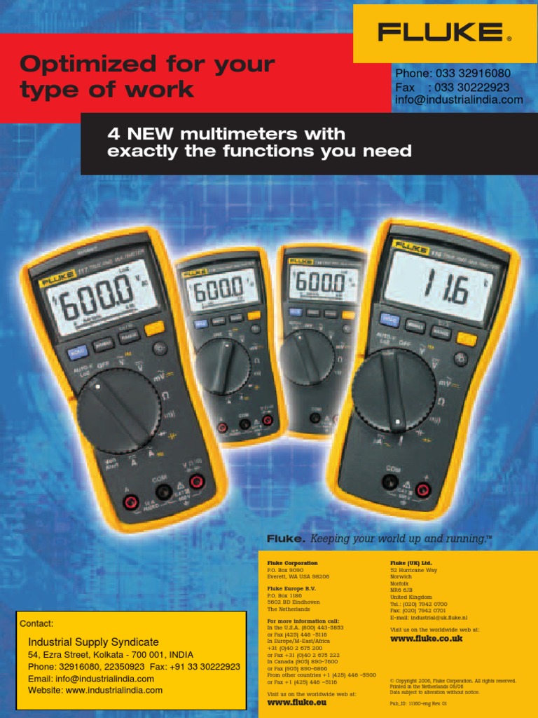 Digital Multi Meter Fluke 115 | Alternating Current | Electromagnetism
