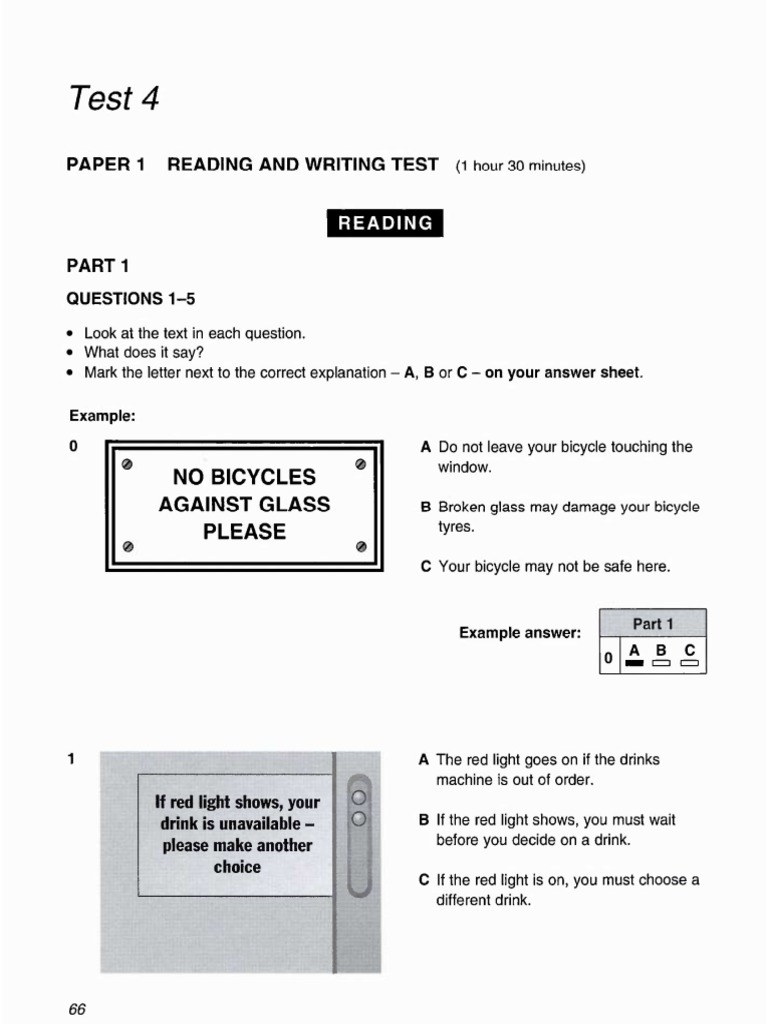 Mock Test Patricia 4-10 | PDF
