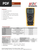 Digitech QM1529 Multimeter Manual | PDF