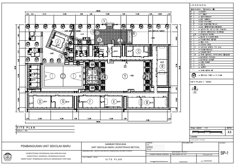 SP1 - SITEPLAN PROTOTIPE 1 LANTAI - 2017 - Rev-3-Model | PDF
