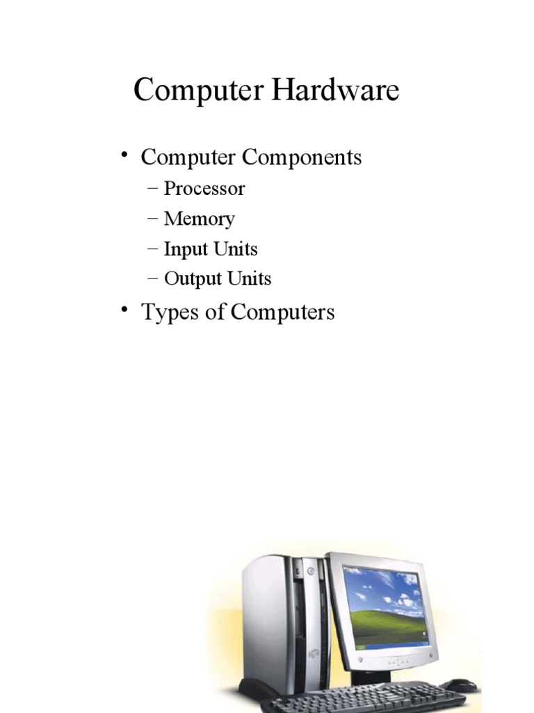 Hardware Intro | PDF | Computer Data Storage | Microprocessor