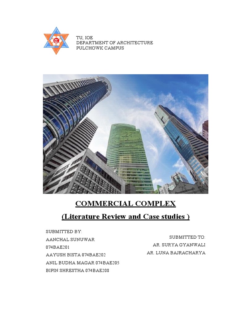 Literature Review and Case Study of Commercial Complex | PDF | Elevator ...