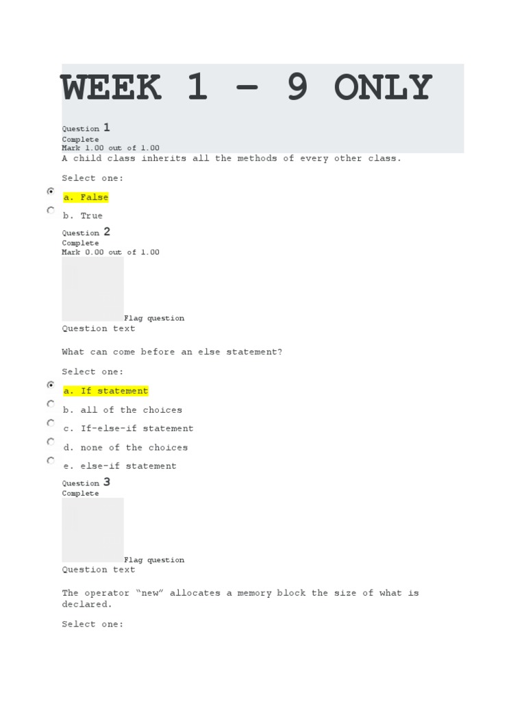 Week 1 9 Baed Prog3112 Pdf Inheritance Object Oriented Programming Class Computer 