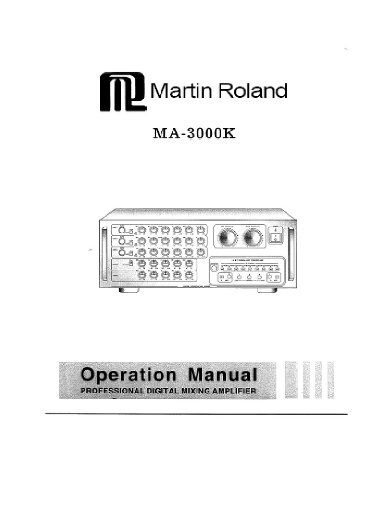 MA3000 | PDF