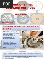Invention and Evolution of the Wheel | PDF | Wheel | Gear