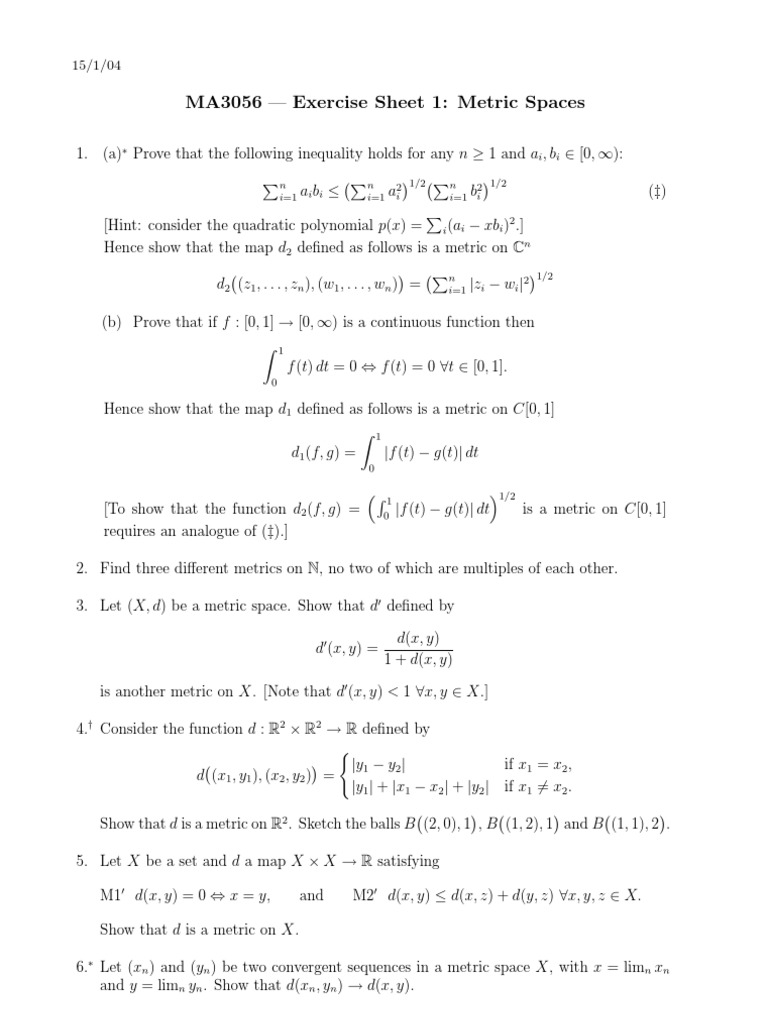 2 3 | PDF | Metric Space | Continuous Function
