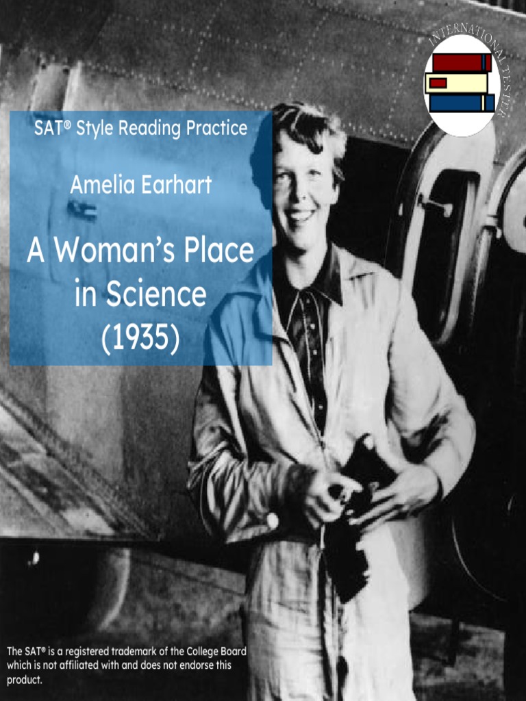 A Woman's Place in Science (1935) : Amelia Earhart | PDF | Science