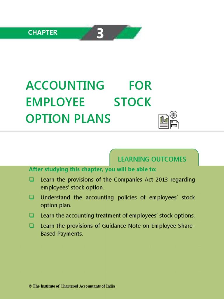 C3 Accounting For Employee Stock Option Plans | PDF | Employee Stock ...