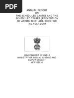 SC ST (Prevention of Atrocities) Act, 1989 | PDF | Crime & Violence | Crimes