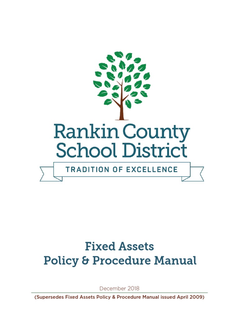 Fixed Assets Policy and Procedure Manual | PDF | Depreciation | Lease